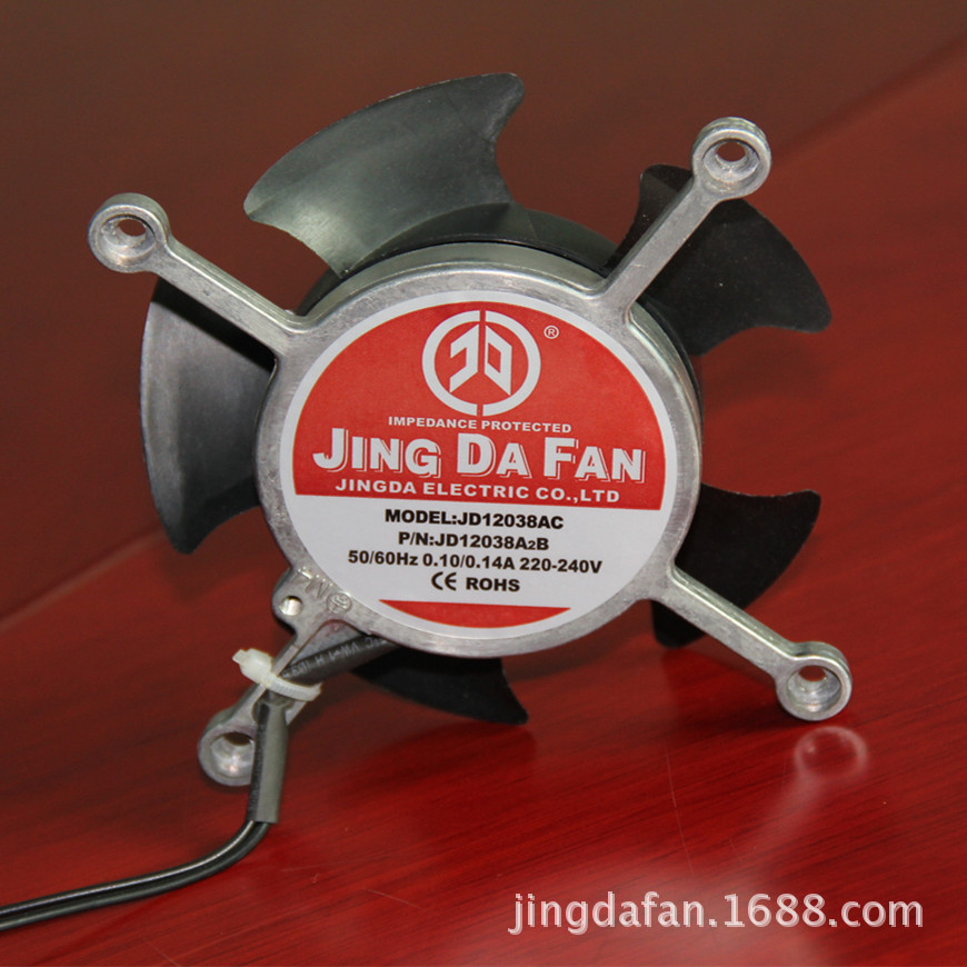 京达10238 JD12038AC十字架滚珠散热风扇-阿里巴巴