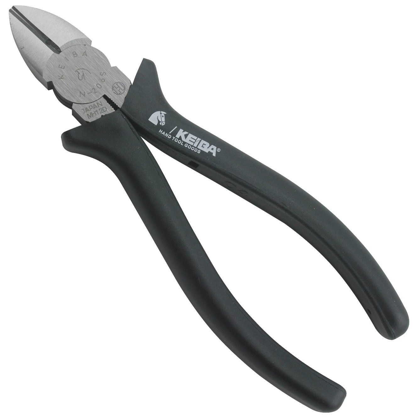原装正品日本KEIBA马牌N-206S电工斜咀钳150mm电缆断线剥皮钳子-阿里巴巴