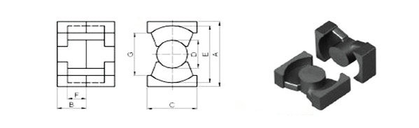 厂方直供变压器铁氧体正品磁芯PQ5050 PC40材质-阿里巴巴