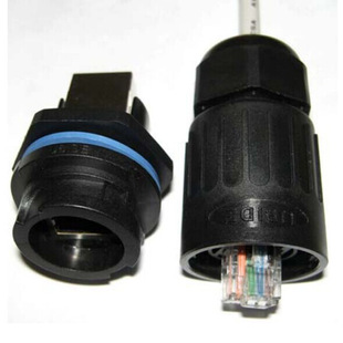 UBIDE替代威浦RJ45F71网线头RJ45F6以太网防水连接器RJ45F71RA-阿里巴巴