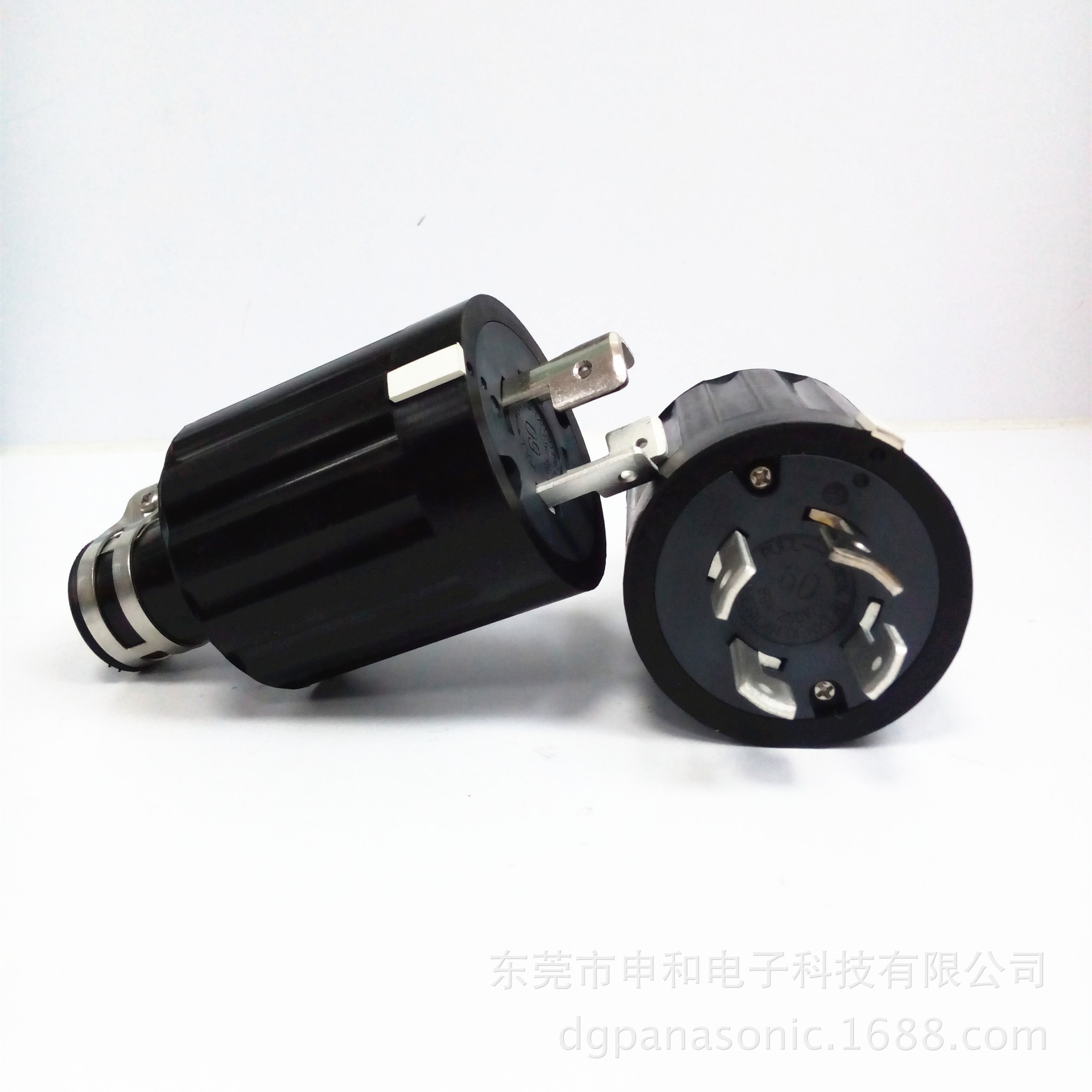 AMERICAN DENKI美国电机4622R/4620引挂式大功率工业插头60A250V-阿里巴巴