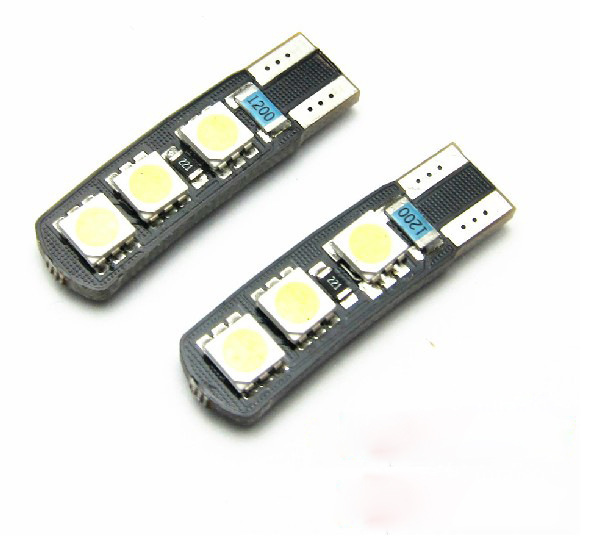 批发汽车led5050示宽灯T10 仪表灯 刀锋解码6灯 - 汽配批发网