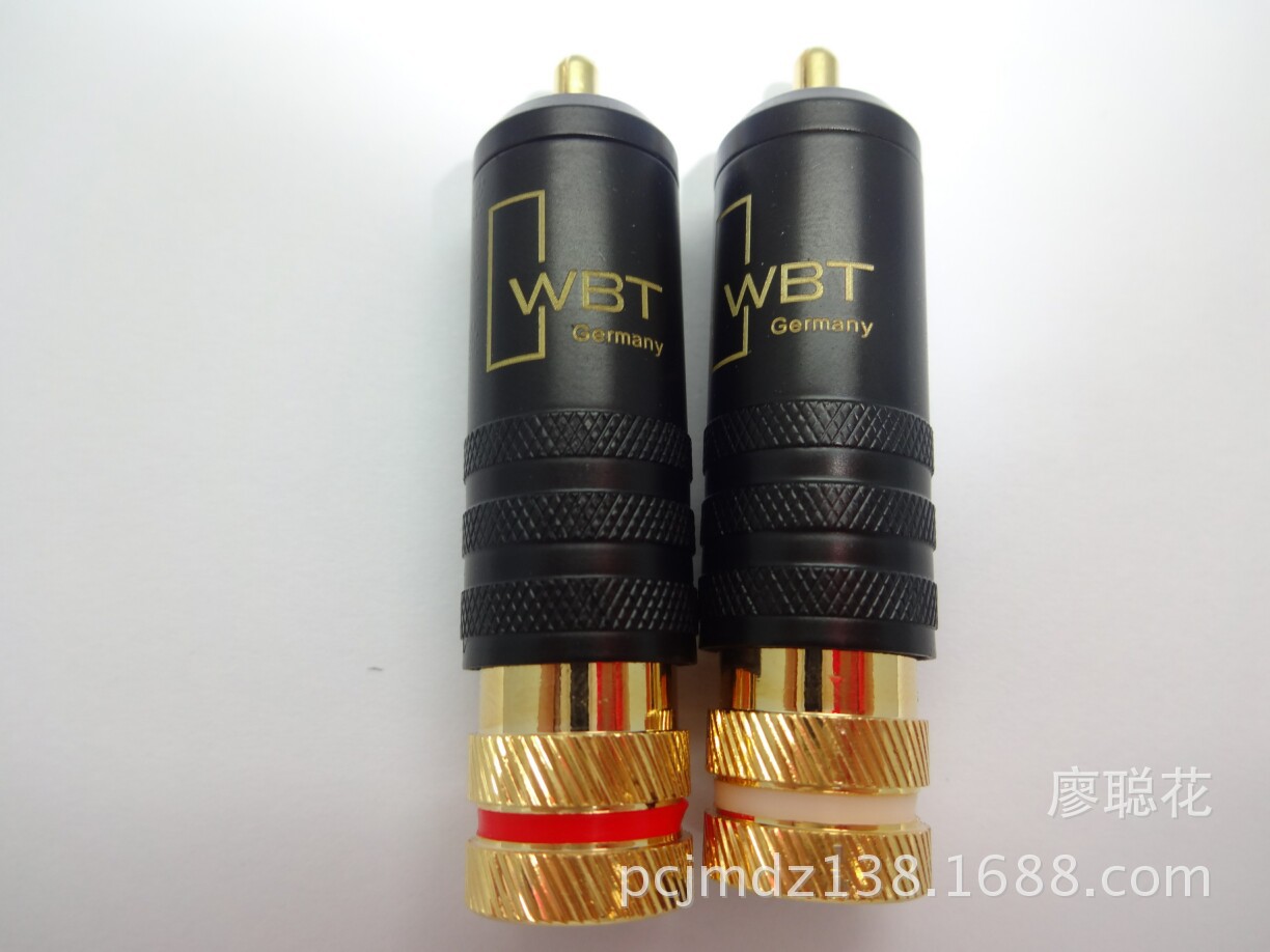 WBT-0144挂厚金莲花插头/WBT一体化RCA插头/视频插/色插插头-阿里巴巴