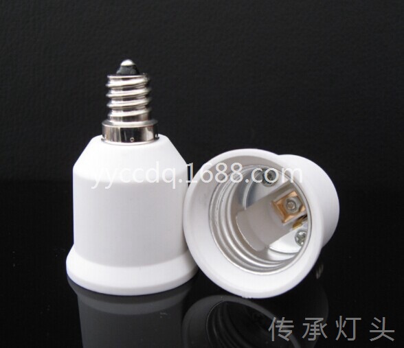E12 to E27/E26 conversion lamp head lamp seat snail mouth adapter can ...