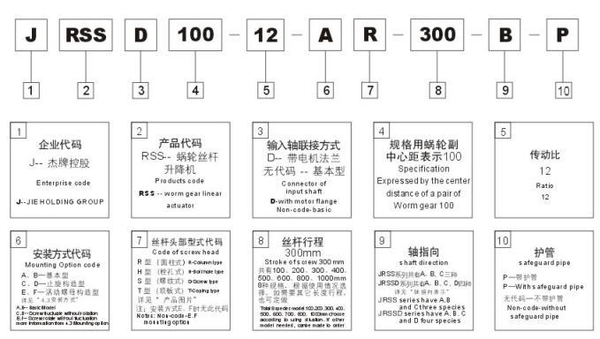 厂家直供 JIE杰牌丝杆升降机JRSS/JRSSD35/40/50/60/70/100/120-阿里巴巴