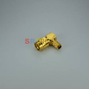 SMA镀金公弯头 射频同轴连接器 SMA-C-JW3-8A-阿里巴巴