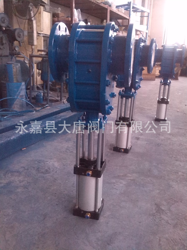 Z644H-10C 气动闸阀 硬密封出料阀 金属密封双闸板阀 气动出料阀-阿里巴巴