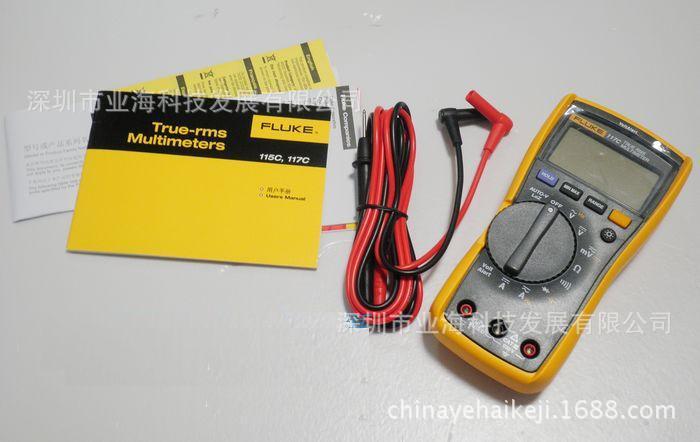 Fluke117C 福禄克 数字 万用表 F117C 电工 万能表 原装正品-阿里巴巴