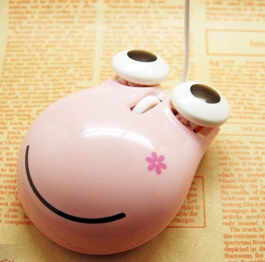 可爱卡通造型鼠标 创意可爱女生大爱青蛙造型有线鼠标USB光电鼠标-阿里巴巴