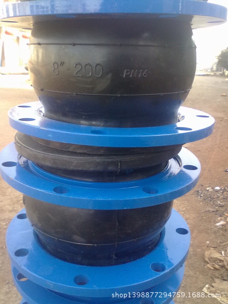 可挠曲橡胶软接头 管道减震器 JGD41-10 DN200 工厂直销-阿里巴巴