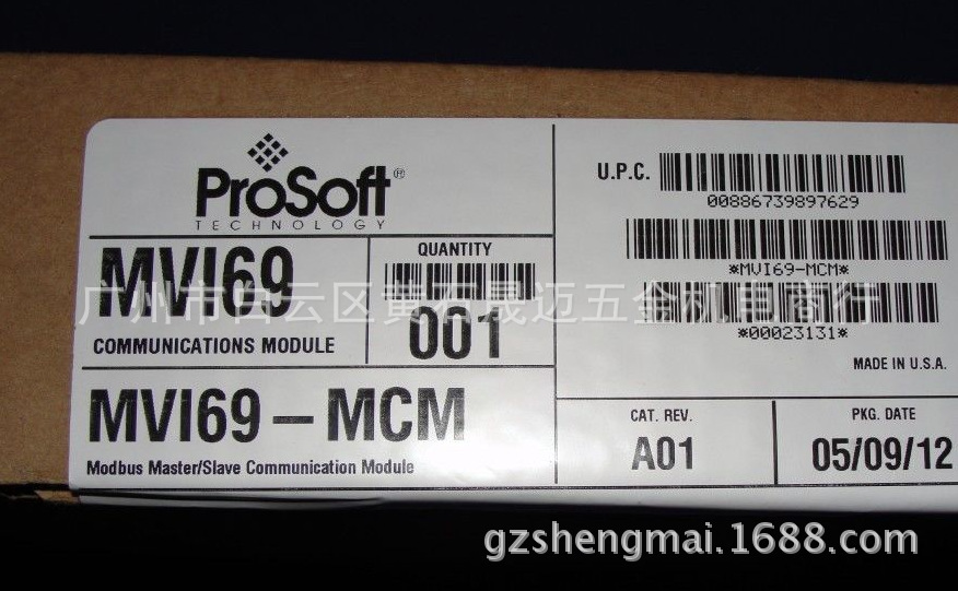 全新原装正品美国PROSOFT普罗索富特主从通信模块MVI69-MCM-阿里巴巴