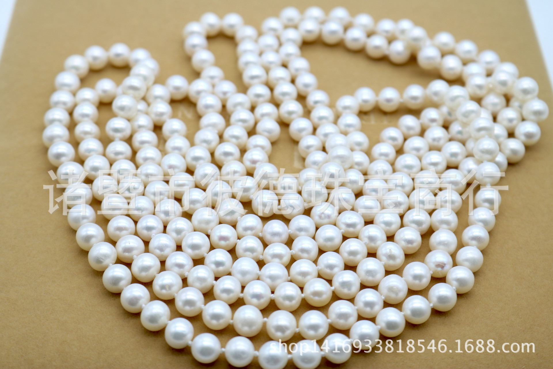 近圆淡水珍珠项链 ASD08-阿里巴巴