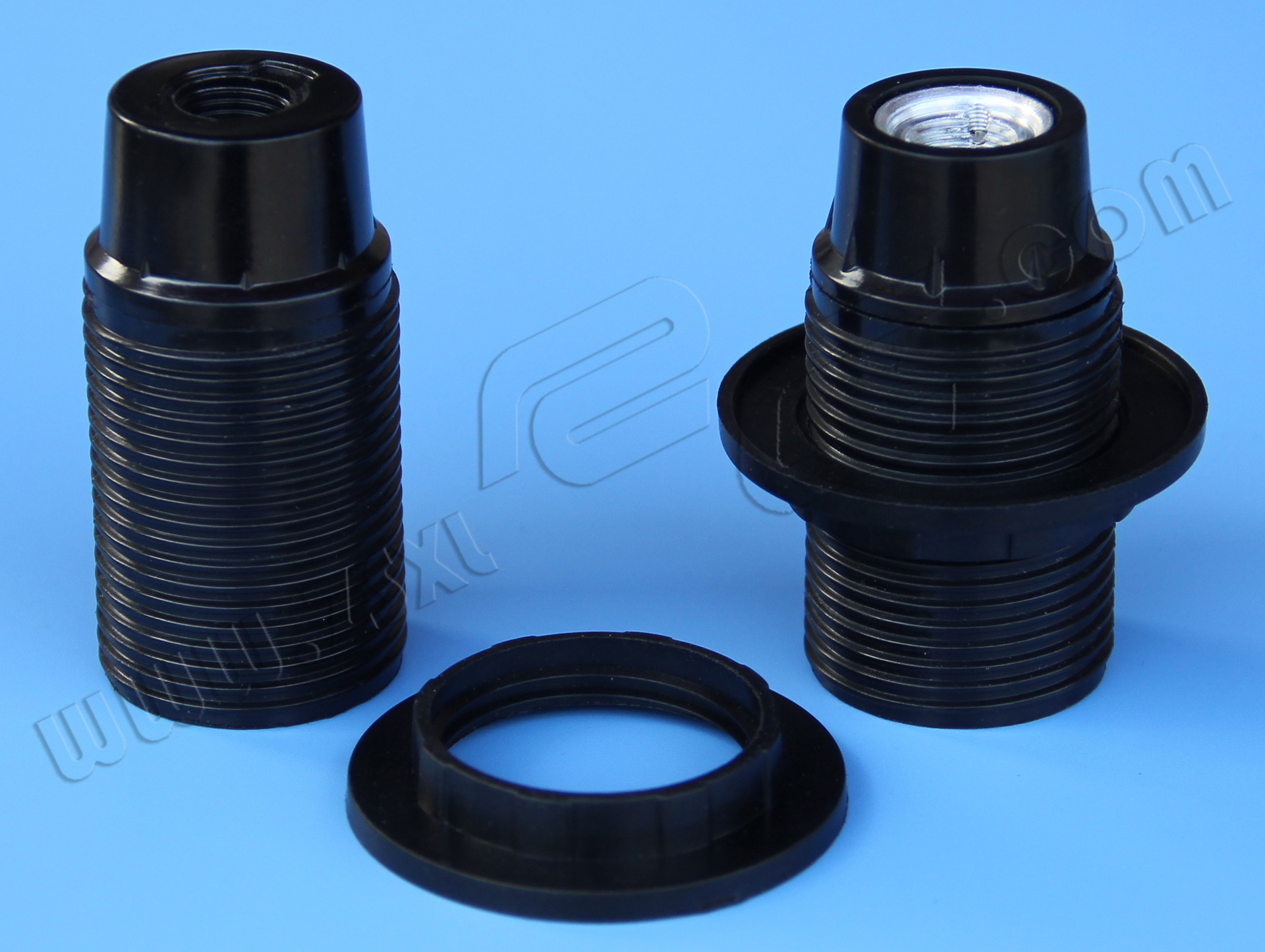 E14半牙电木自锁式罗口灯头 灯座。欧规VDE，CE，澳规SAA，SGS-阿里巴巴