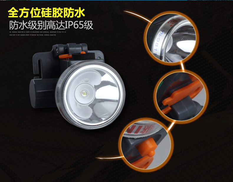 雅尼9811小头灯led强光充电超亮头戴式手电筒小型迷你锂电池超轻-阿里巴巴