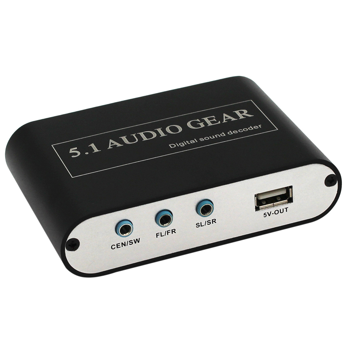 USB 5.1 Decoder光纤同轴转声道DTS/AC3音频解码器Toslink多接口-阿里巴巴