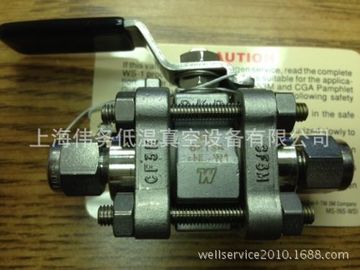 Swagelok 1/4" Ball Valve, 60 Series, SS-62TS4-阿里巴巴