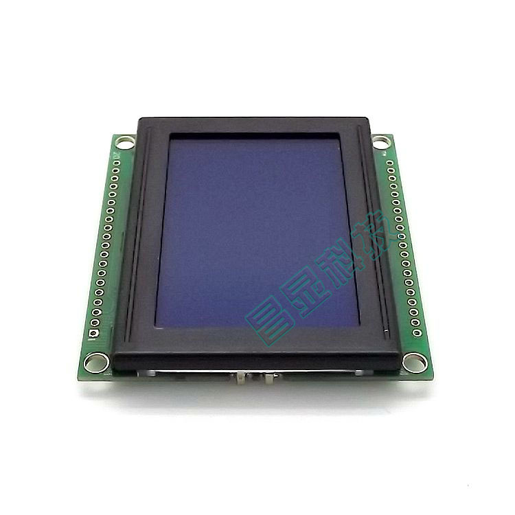 12864点阵屏液晶模块12864 蓝色12864lcd12864显示模块-阿里巴巴