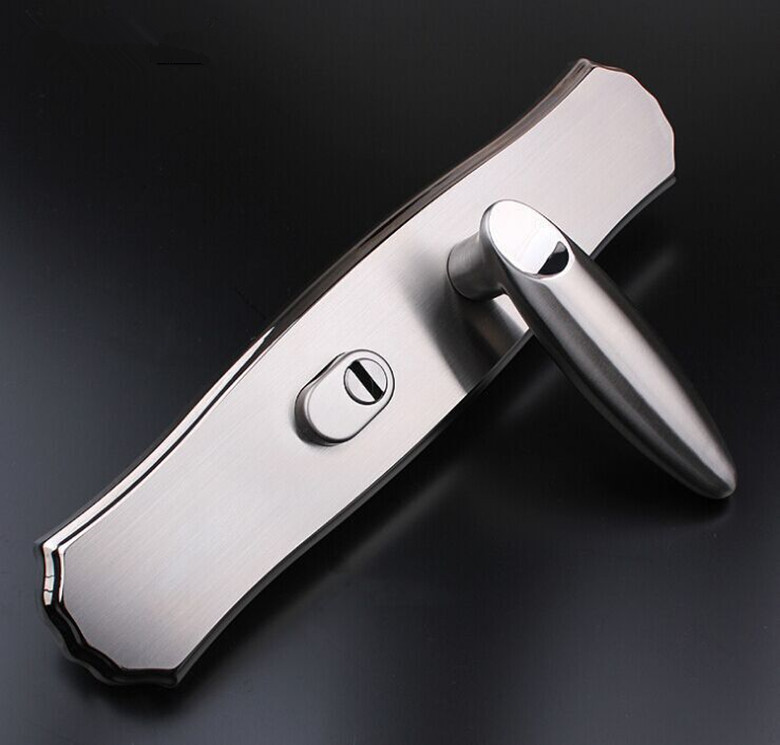 304不锈钢防盗门锁，执手锁，反提双快天地锁，防盗锁体叶片锁芯-阿里巴巴