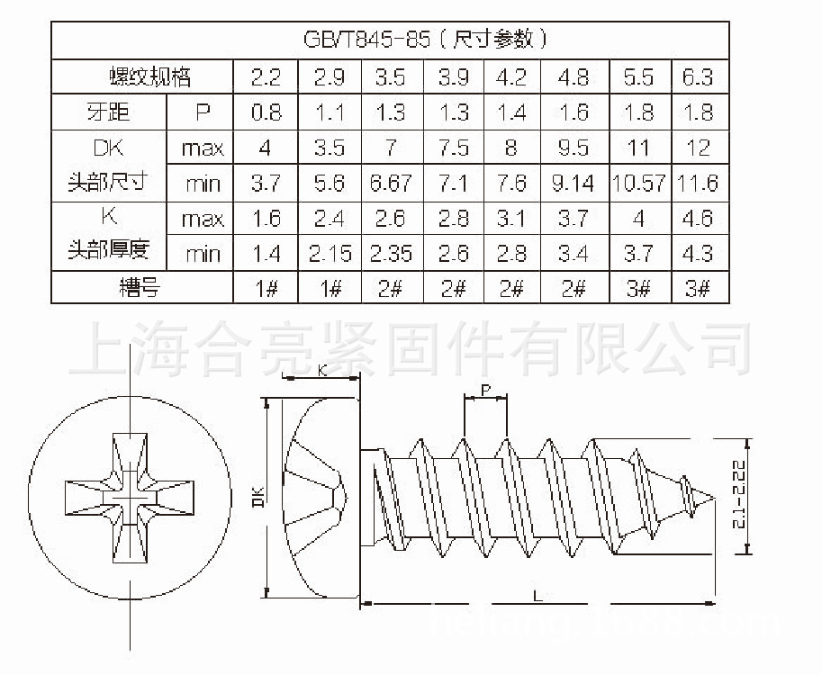 圆头自攻螺丝钉ST2.2-6.3蓝白锌DIN7981GB845-85盘头十字自攻螺钉-阿里巴巴