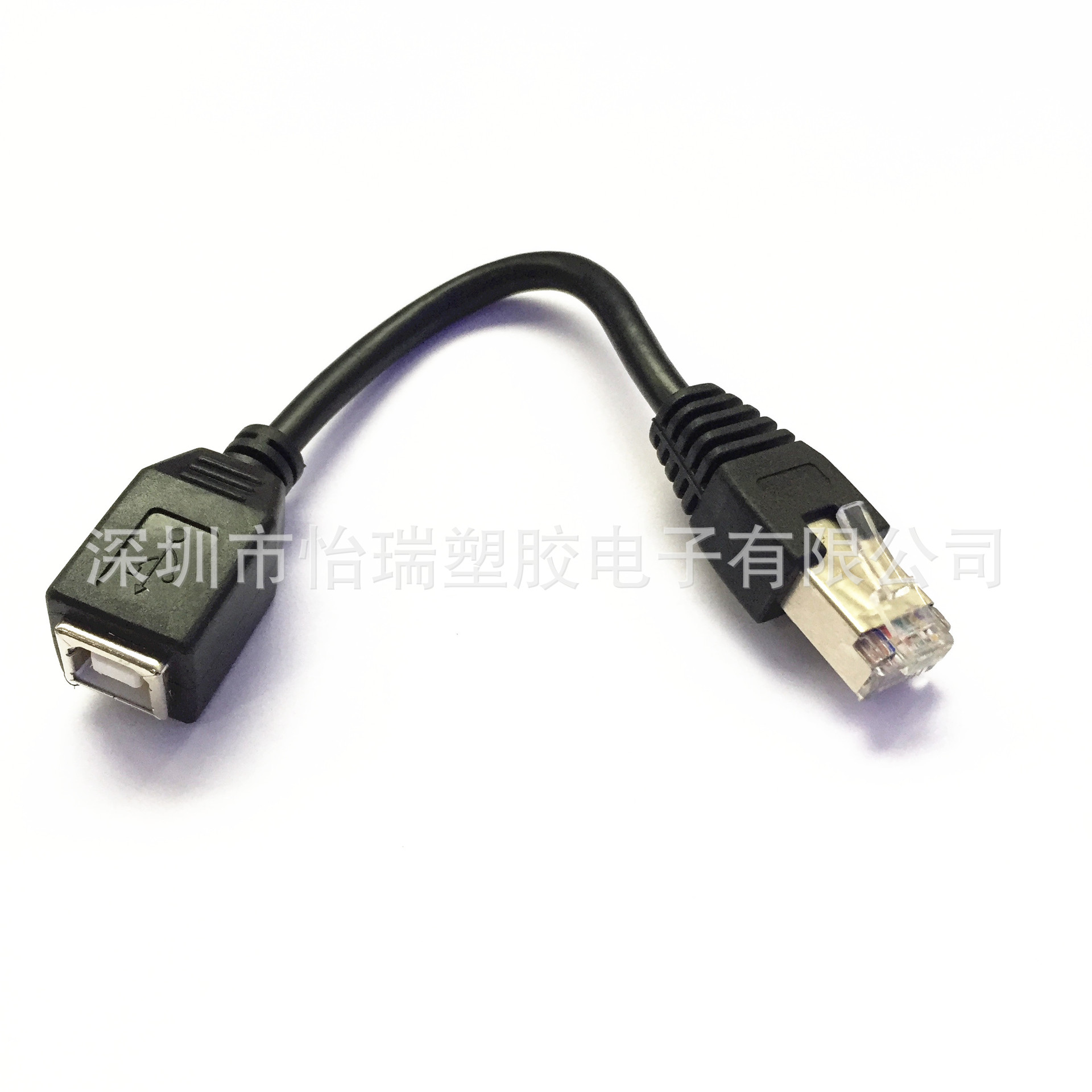 USB2.0 B母打印线USB0打印口延长线,网线RJ45转USB BF打印机连线-阿里巴巴
