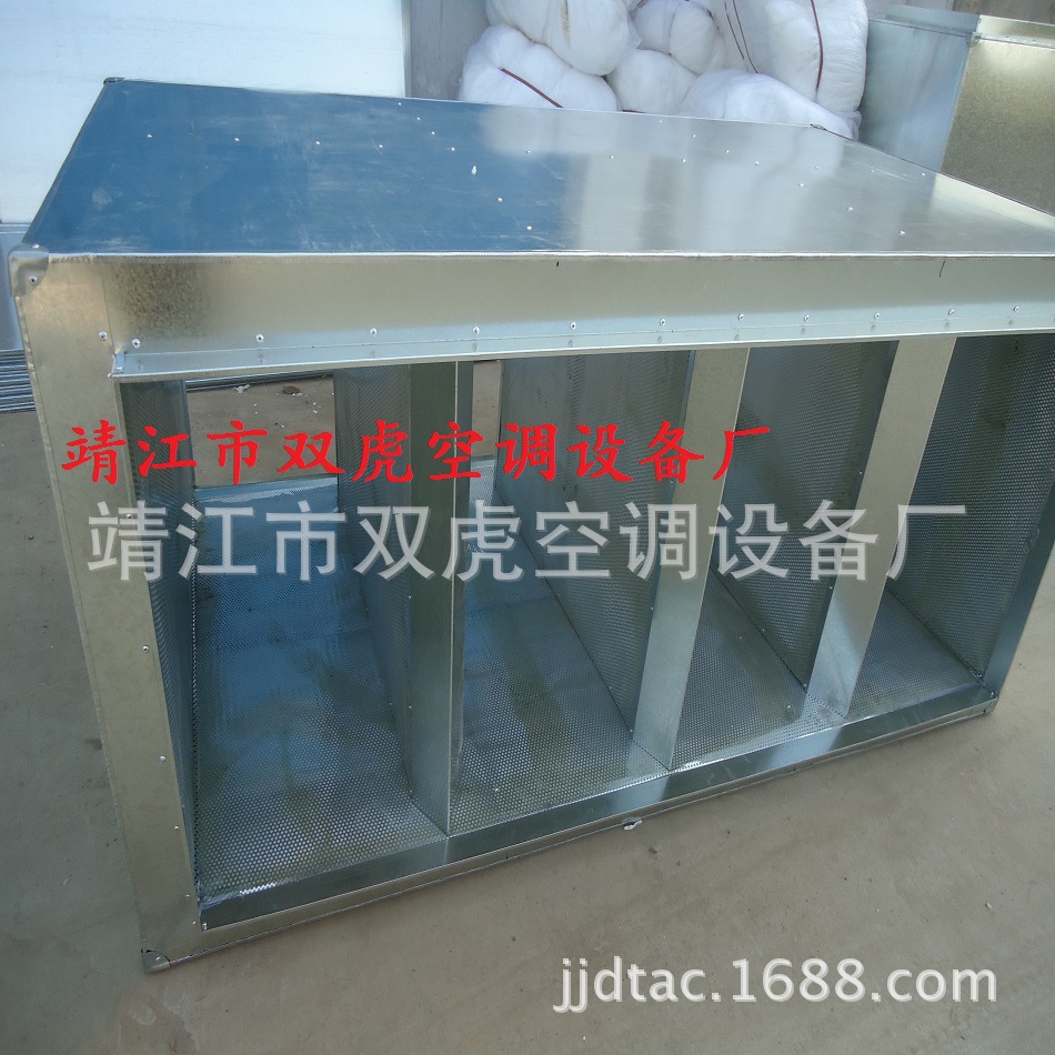 50mm厚吸声层阻抗式通风消声器、消声静压箱 - 环保批发网