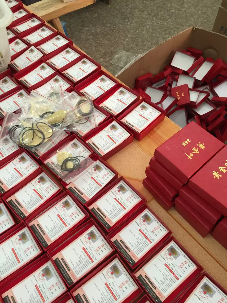 2024新品金葉子鍍24k菩提葉吊墜天然樹葉情侶項鏈工新款小禮品-Taobao