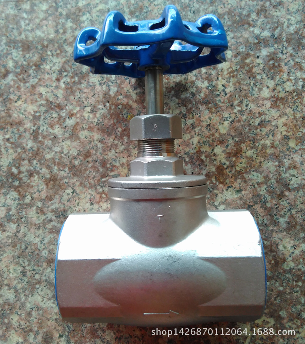 不锈钢美式截止阀 大连式301阀门 J11W-16P 现货批发阀门-阿里巴巴