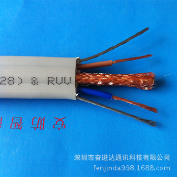 8x0.75平方挤压黑色信号控制电线正标RVV8铜芯0.75平方护套电源线-阿里巴巴