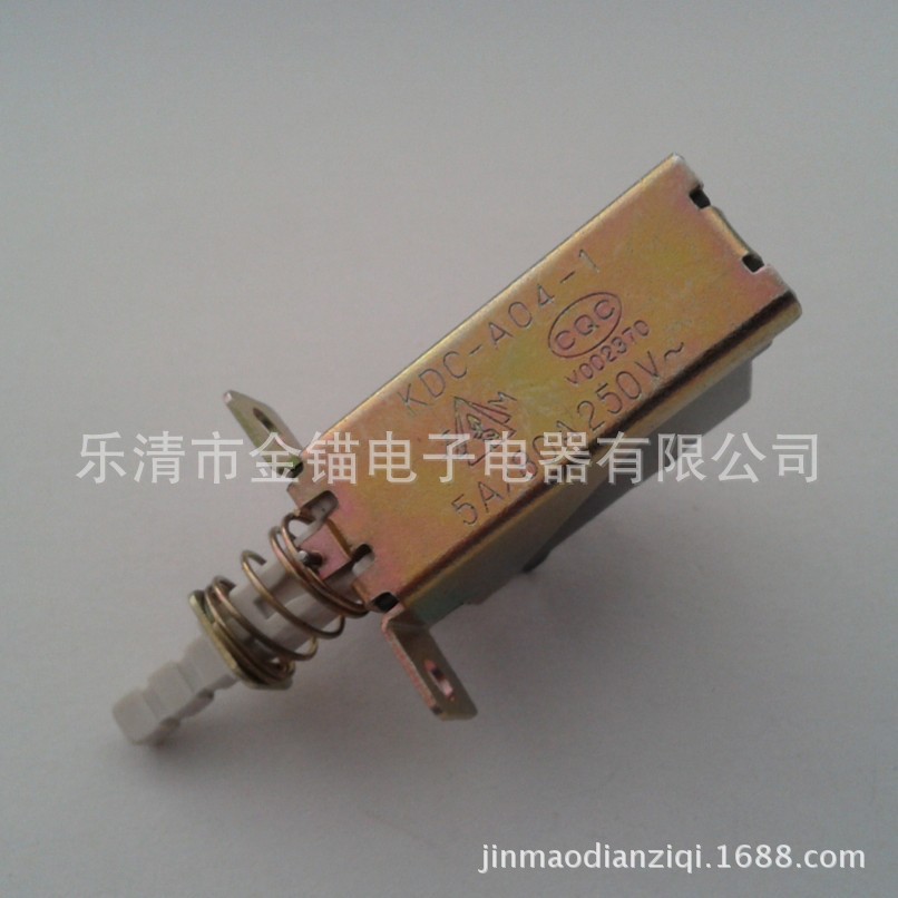 厂家直供单刀直键开关KDC-A04-1 推推式按钮电源开关KDC系列-阿里巴巴