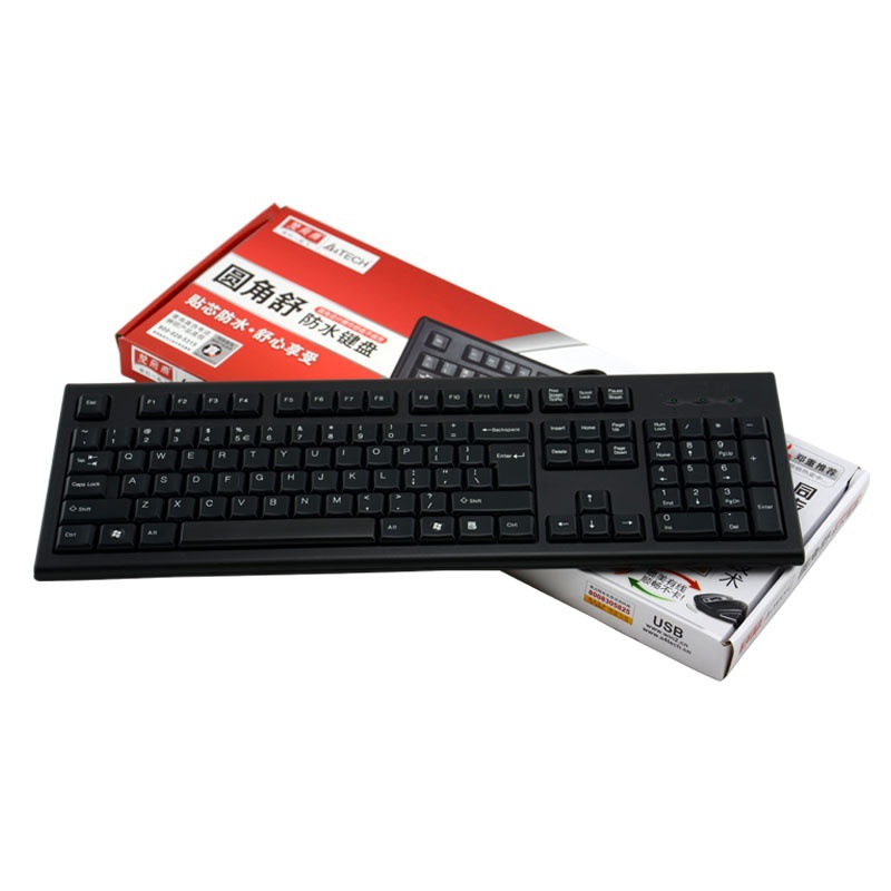 正品 双飞燕KR-85 WK-100超薄圆角舒USB PS2口有线键盘-阿里巴巴