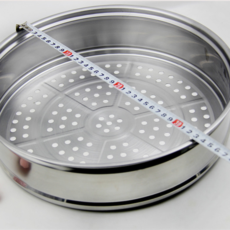 不锈钢蒸笼 34cm不锈铁 蒸笼 蒸包子 馒头 蒸冷菜 和元宝锅可配-阿里巴巴