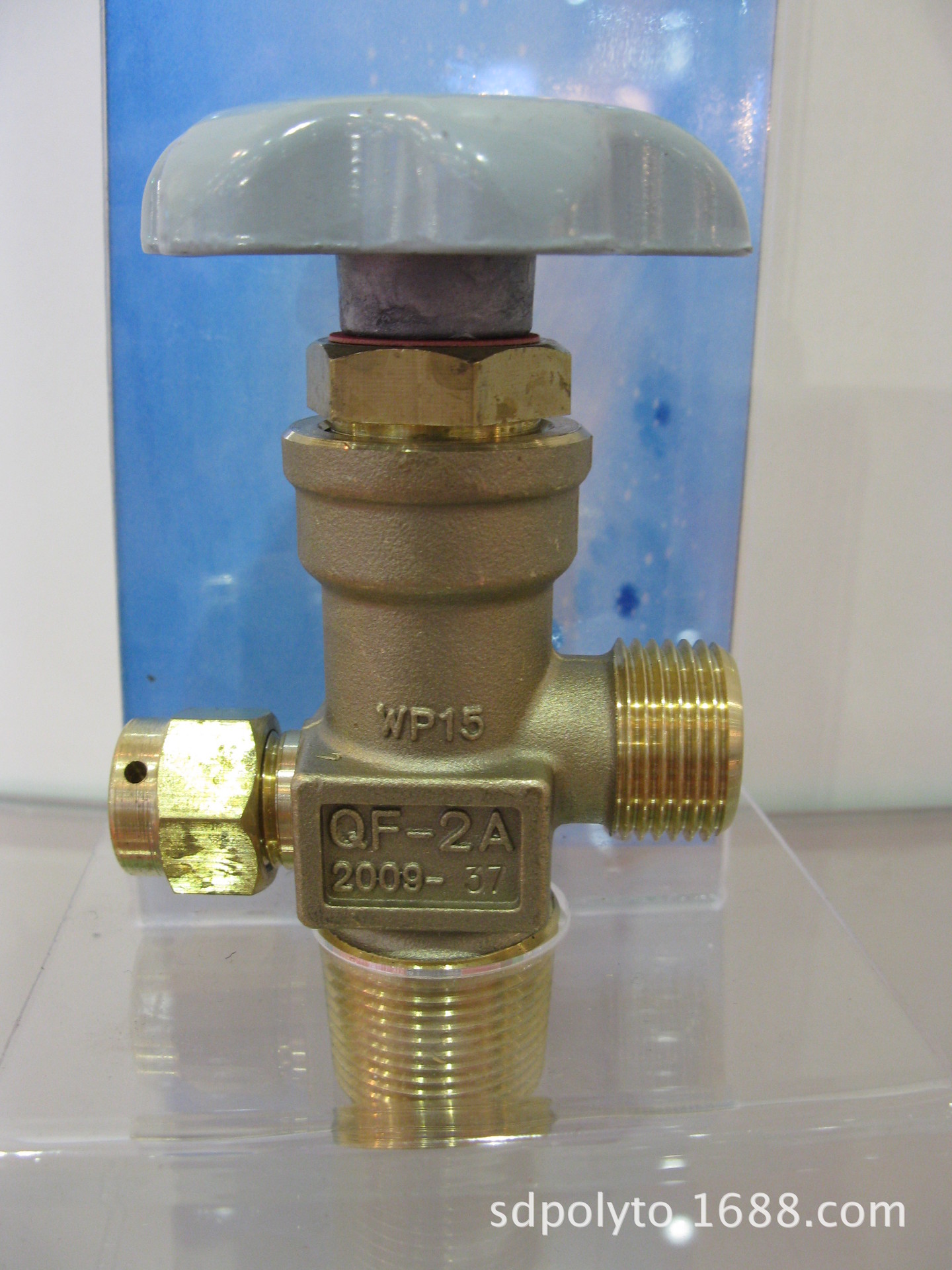 产地】钢瓶 银灰色 QF-2A阀门 气瓶 4L 二氧化碳-阿里巴巴