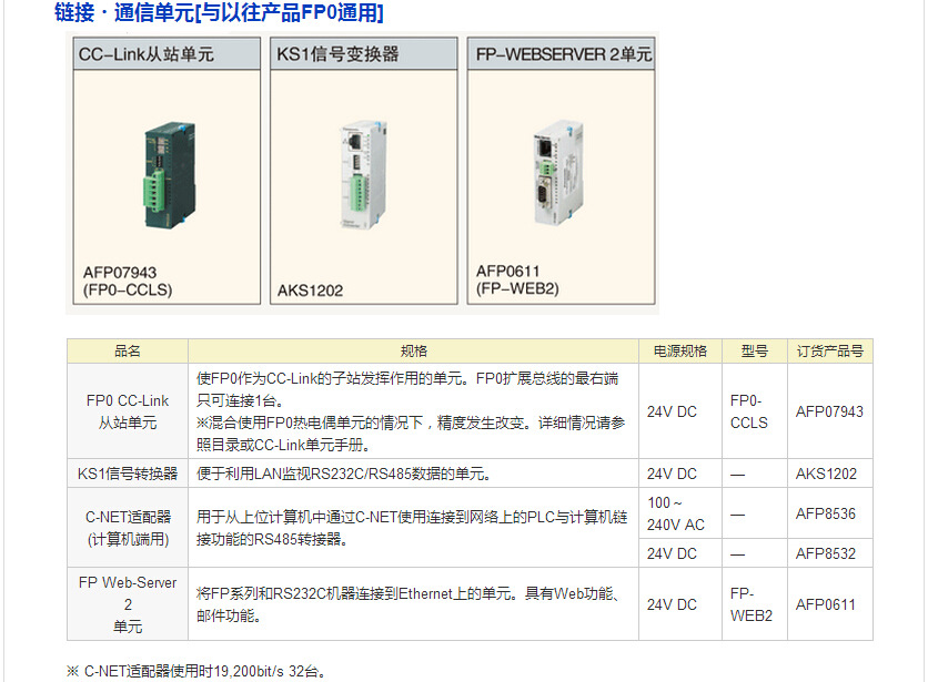 松下AFP0RC32CT松下FP0R-C32CT 松下FP0R-C32CT 全新原装正品-阿里巴巴