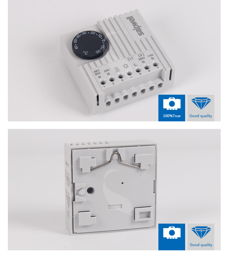 斯普威尔温控器SK3110配电柜内恒温调节器温度开关柜电子式温控器-阿里巴巴