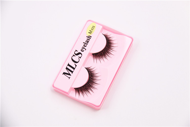 M833 魅力传说多层立体自然纤长款睫毛 纯手工高档纤维假睫毛-阿里巴巴
