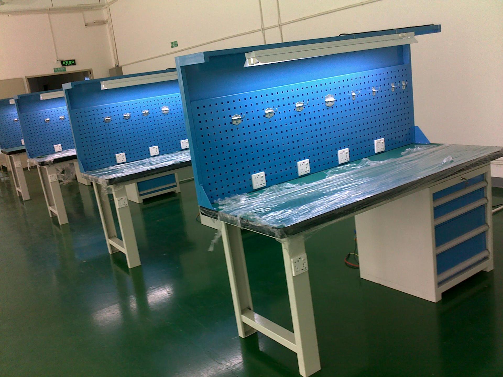 重型防静电工作桌带抽屉工作台打包台工厂流水线现货供应桌面-阿里巴巴