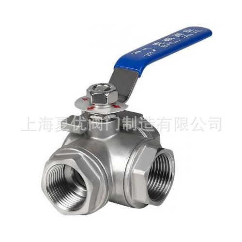 Q15F-16P不锈钢三通球阀 L T型 内螺纹三通球阀-阿里巴巴