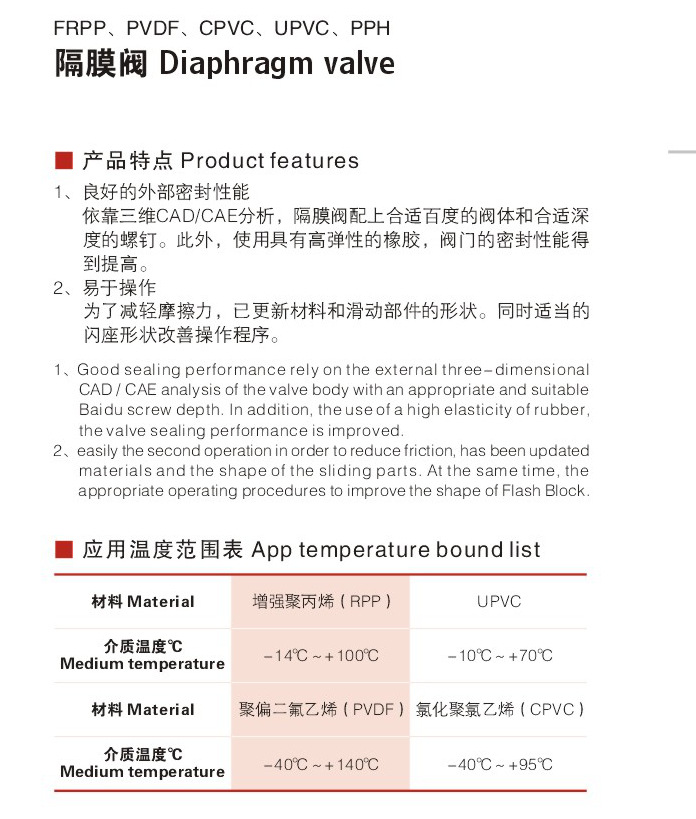 塑料隔膜阀 PPH耐腐蚀隔膜阀 法兰式隔膜阀 G41F-10S - 阀批发网