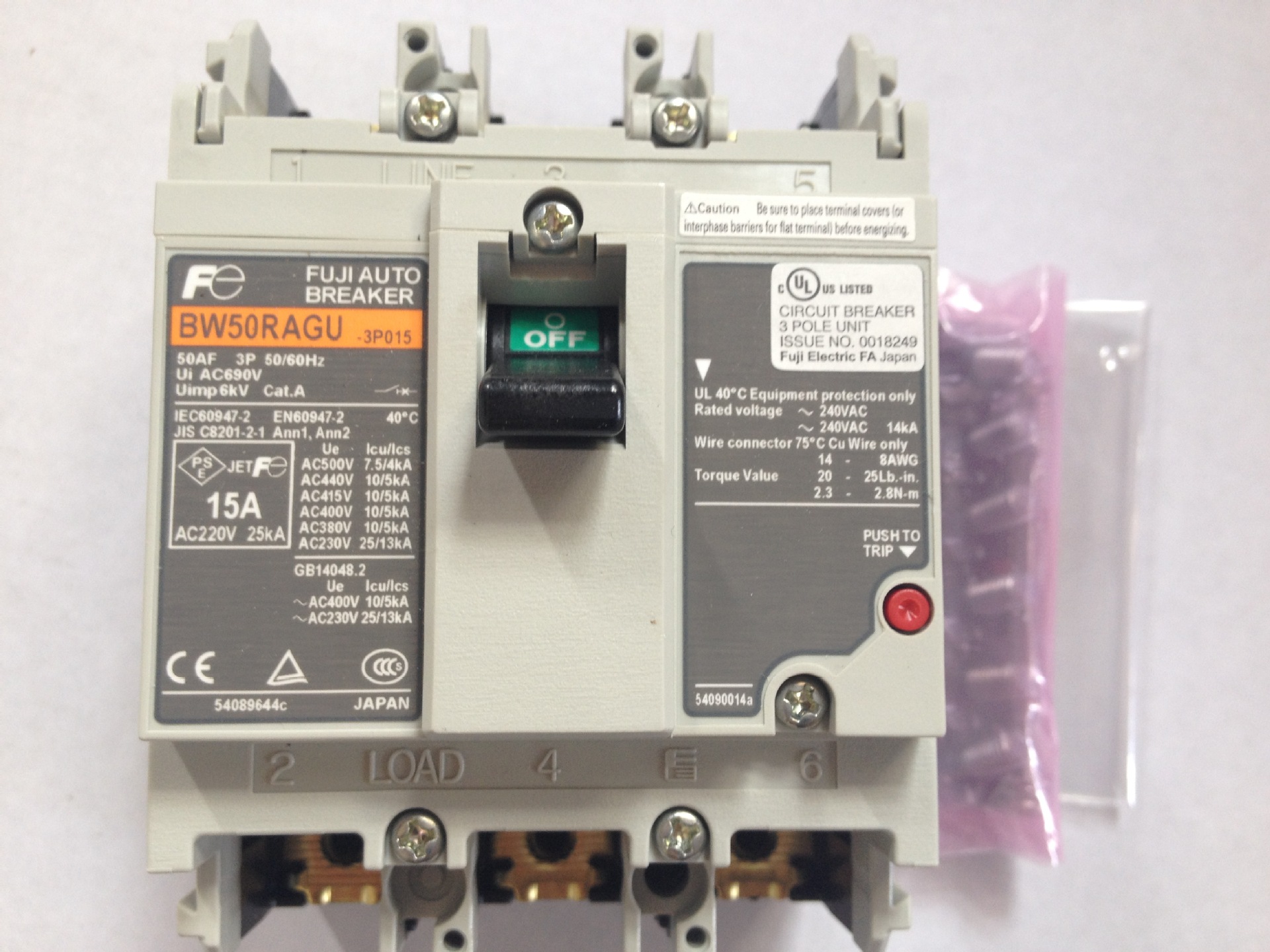BW50RAGU-3P015 3P15A富士断路器-阿里巴巴