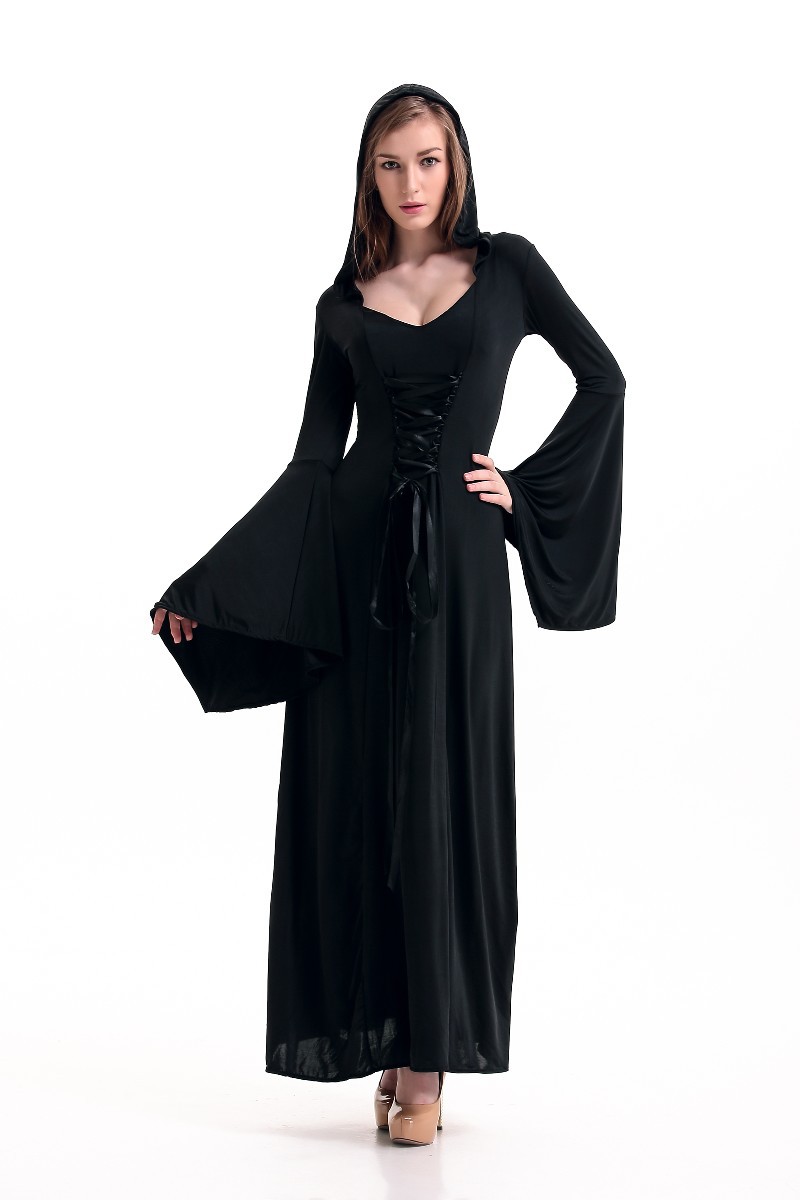 AU Costume Victorian Halloween Witch Medieval Cosplay Dress Renaissance ...