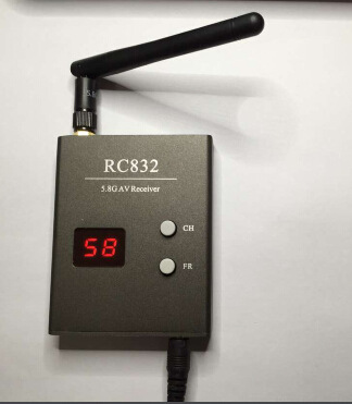 40频点 5.8G 图传 RC832接收机, 兼容所有5.8G接收、发射.-阿里巴巴