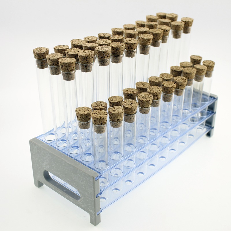 塑料试管架 50孔可拆卸试管架 15mm试管用 透明多孔试管架-阿里巴巴