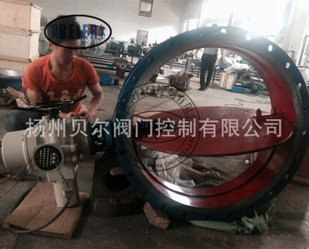 铸钢常温直通式蝶阀D941W-1C DN100执行器常压风阀厂家供应-阿里巴巴