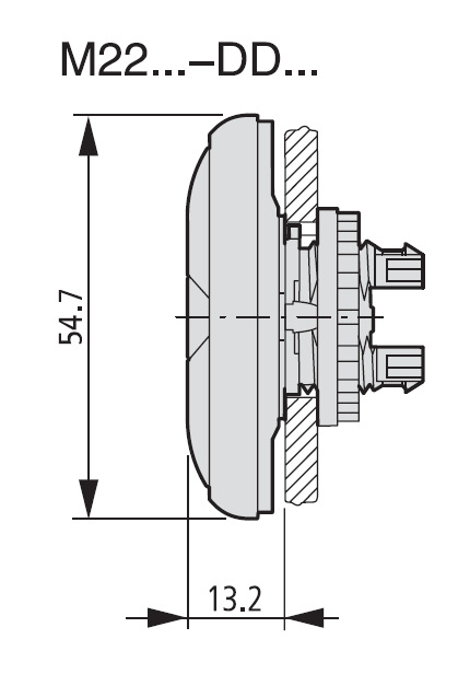 EATON伊顿 金钟穆勒 双位按钮 M22-DDL-WS-X1/X0/K20 M22-K10-阿里巴巴