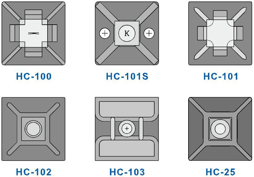 厂家现货 KSS HC-103 凱士士 粘式配線固定座 UL合格 94v-2-阿里巴巴