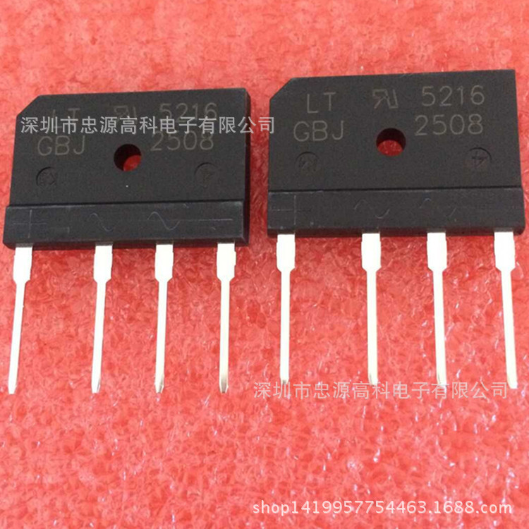 LITEON原装正品 GBJ2508 25A 800V 二极管 - 桥式整流器 GBJ2508-阿里巴巴