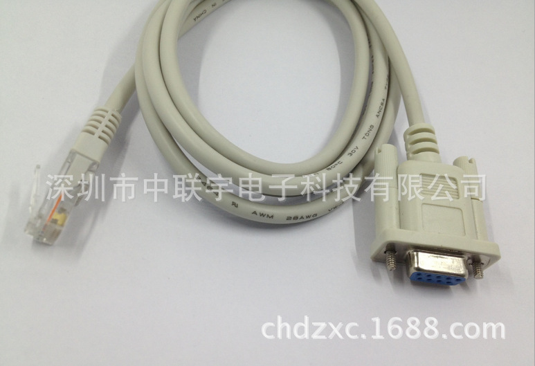 DB9母对MD8公连接线PLC编程通讯线S端子线MD8M转DB9F线工控工业线-阿里巴巴