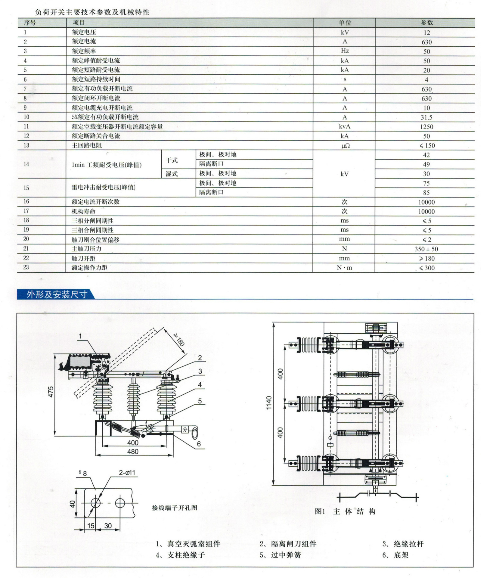 厂家供应FZW32-12/T630-20户外高压交流隔离真空负荷开关-阿里巴巴