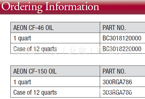 Gardner Denver AEON CF-46 OIL润滑油-阿里巴巴