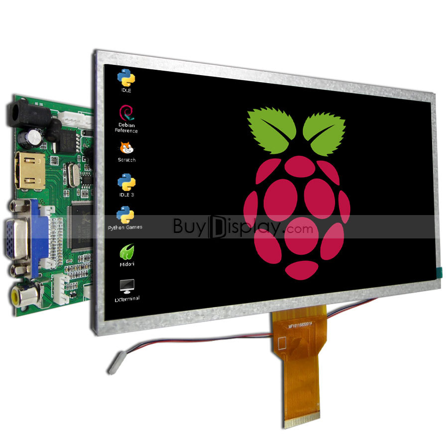 10.1寸TFT LCD彩色液晶显示屏/1024x600点阵彩屏模块/可配触摸屏-阿里巴巴